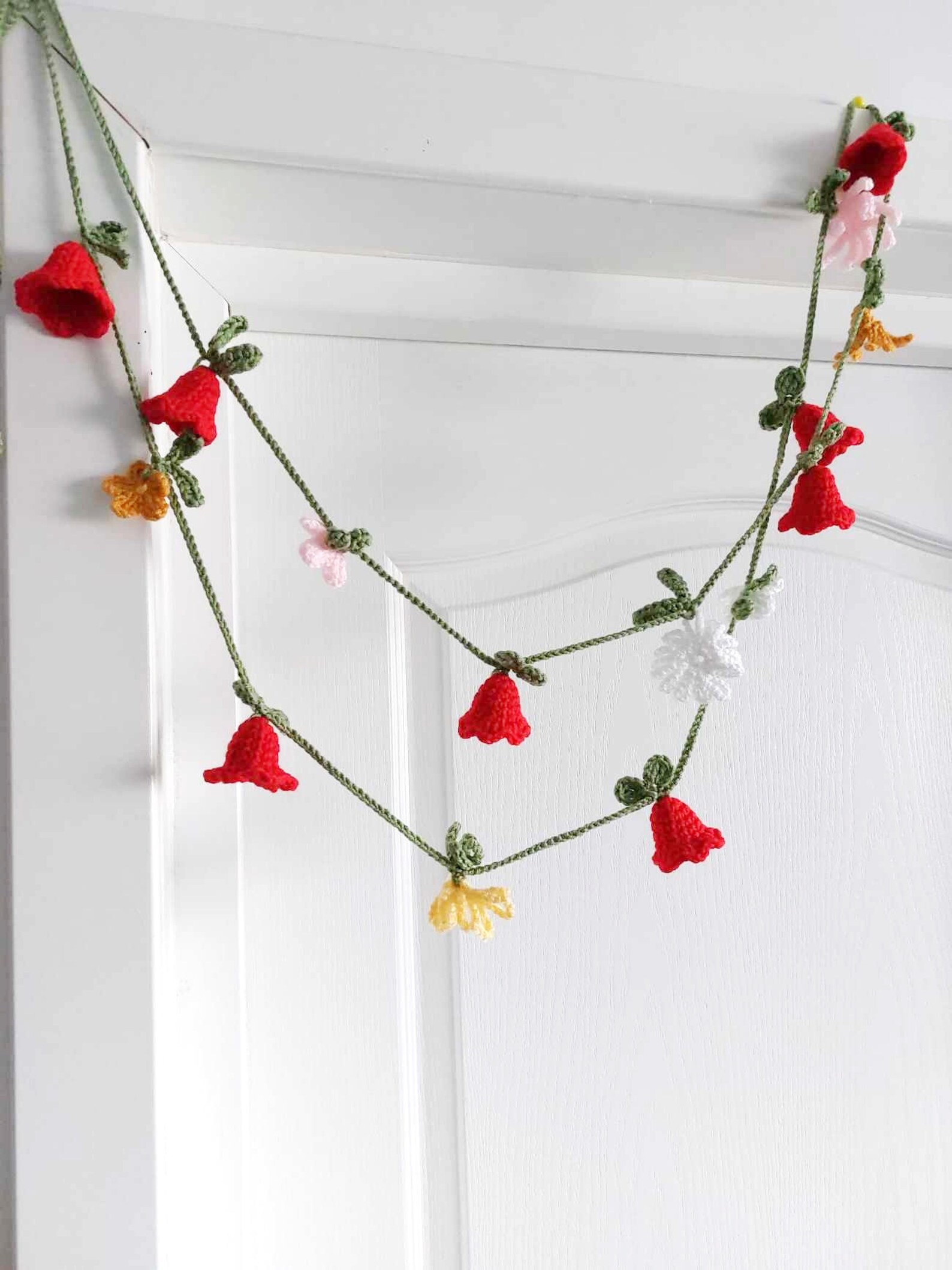 Spring Garland Crochet Garland Flower Garland Wedding Garland Spring ...