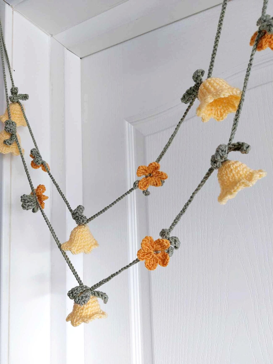 Spring Garland Crochet Garland Flower Garland Wedding Garland Crochet ...