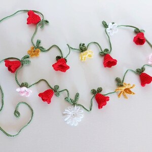 Spring Garland Crochet Garland Flower Garland Wedding Garland Crochet ...