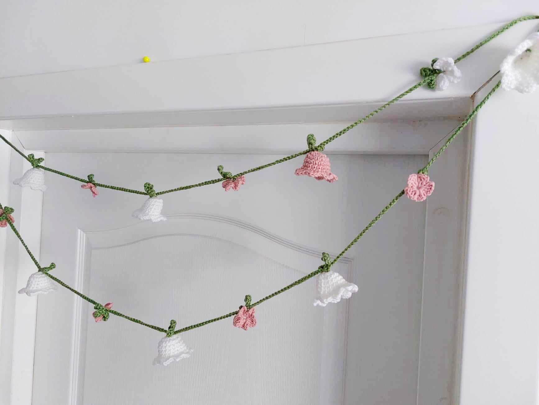 Spring Garland Crochet Garland Flower Garland Wedding Garland Crochet ...