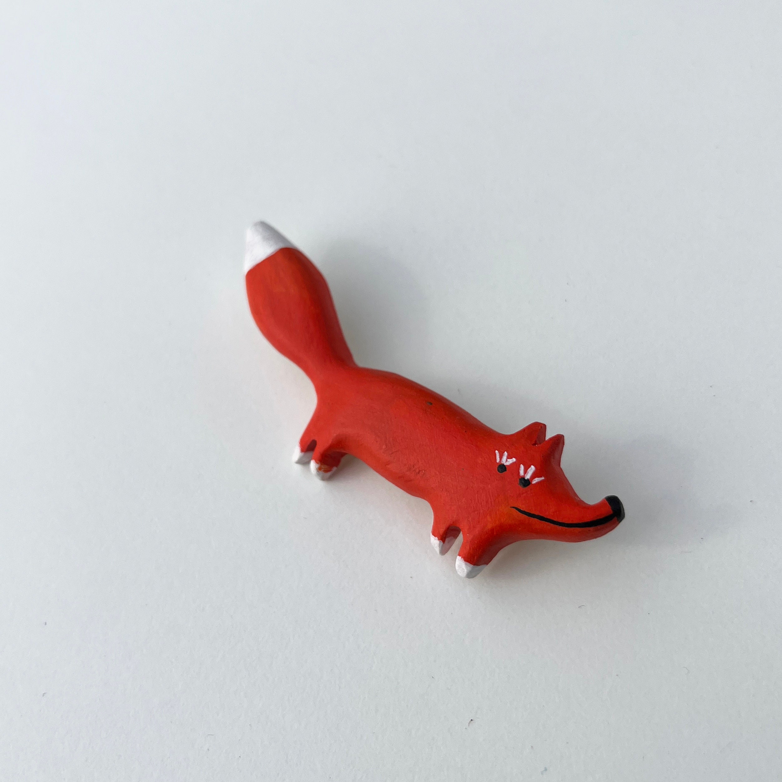 Fox Pin, Nature Inspired Wooden Brooch, Hand Made Toddler Accessory - Etsy