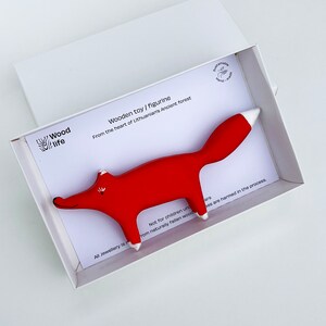 Handmade Wooden Fox Toy: Eco-friendly and Adorable Gift for Kids ...
