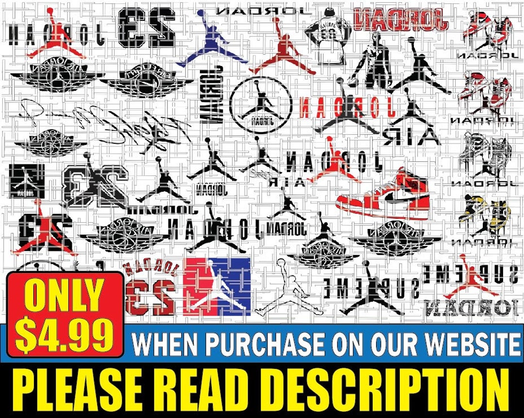 Bundle 47 Files Jordan Bundle Svg Jordan Svg Jordan Cutfile - Etsy