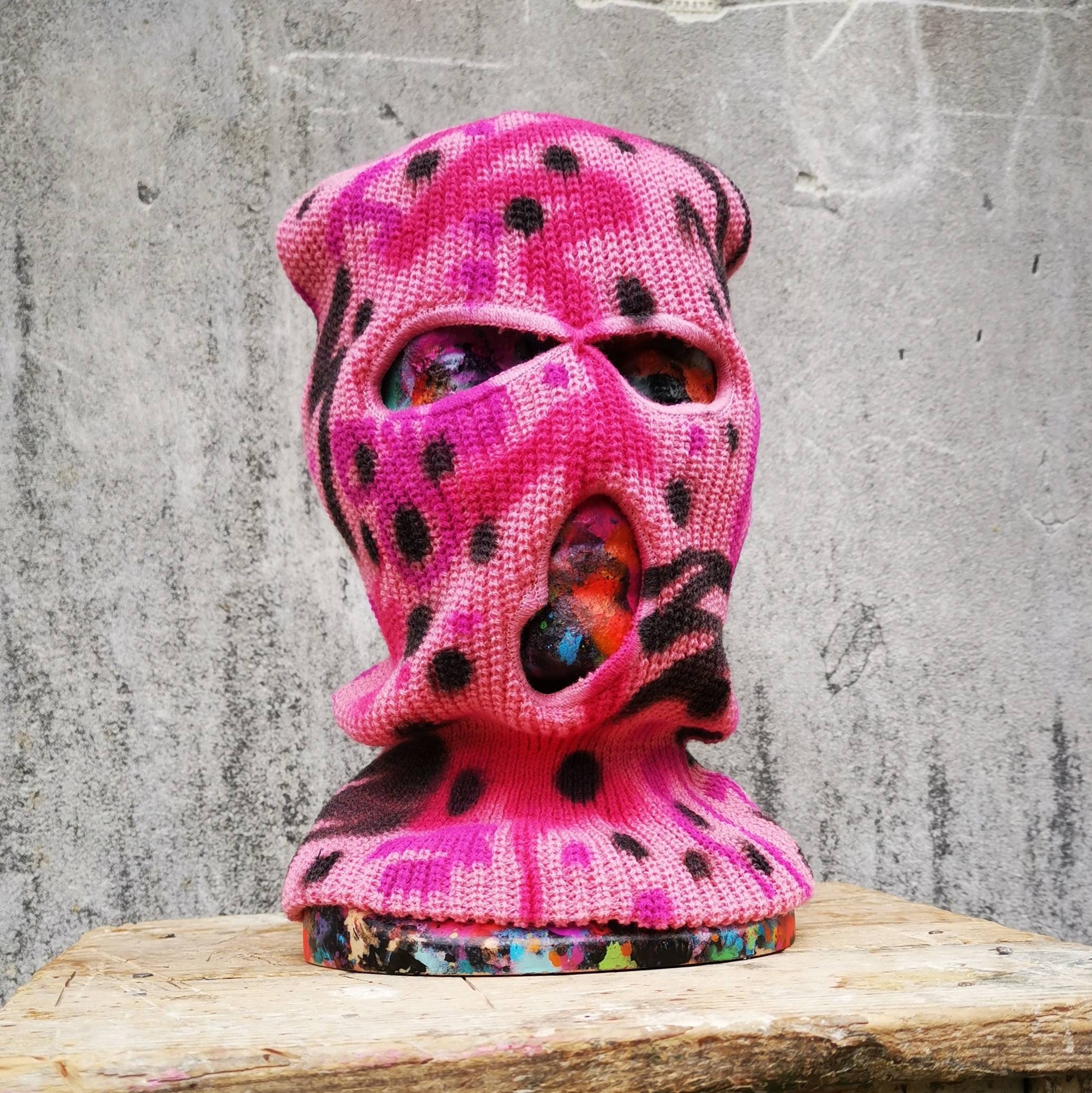 Hot Pink Ski Mask