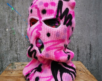 Spring Break Ski Mask Light Pink Custom Balaclava - Etsy