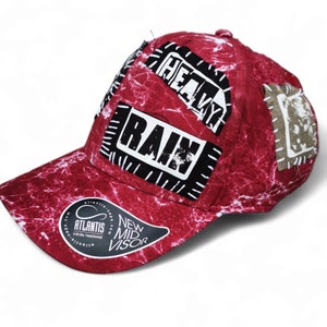 CUSTOM PATCHED Bleach Effect Baseball Cap , Punk Cap , Cap for Men ...