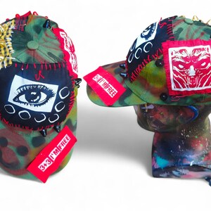 Custom Painted - Green Baseball Cap - Etsy