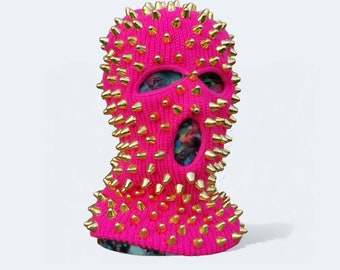 Custom Painted Ski Mask Balaclava Bright Orange - Etsy