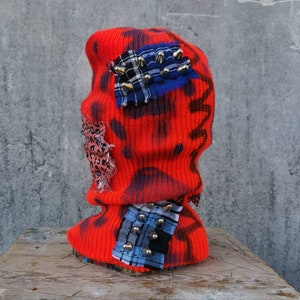 Custom Painted Ski Mask Balaclava Bright Orange - Etsy