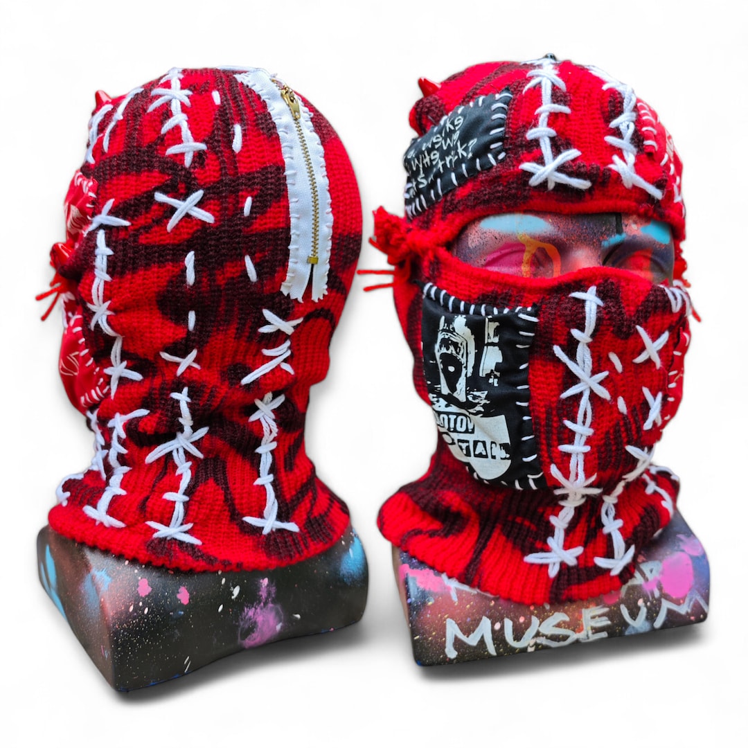 Red Custom Skimask - Etsy