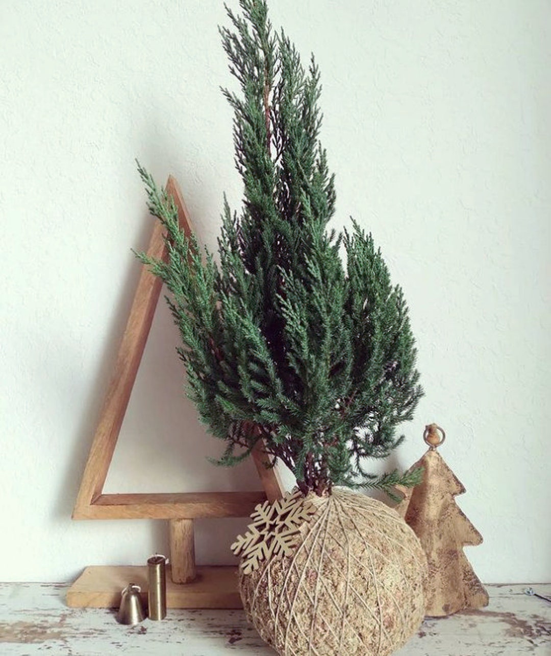 UPRIGHT JUNIPER Kokedama. Christmas Tree. - Etsy
