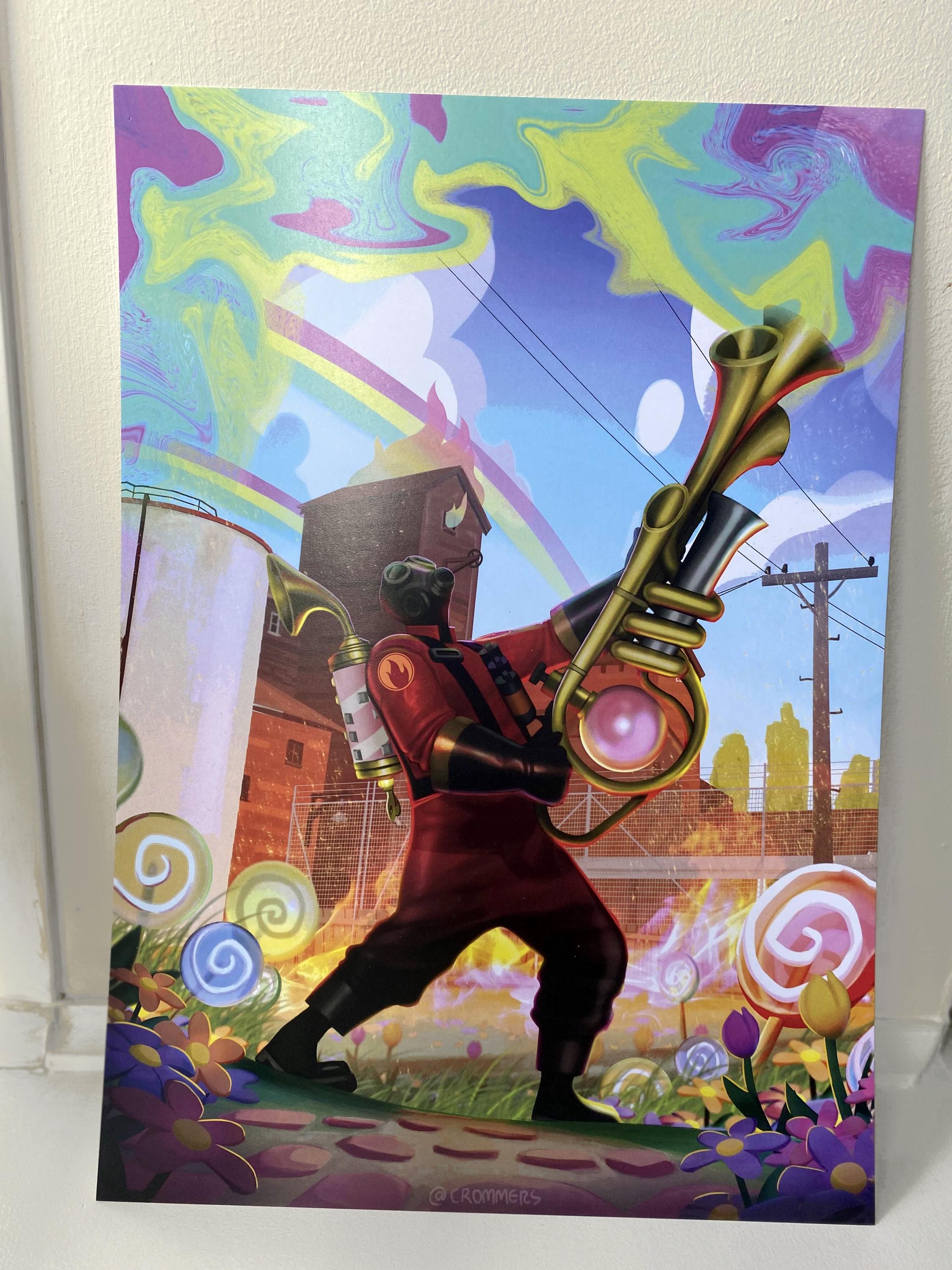 Team Fortress 2 A4 Pyro Print - Etsy