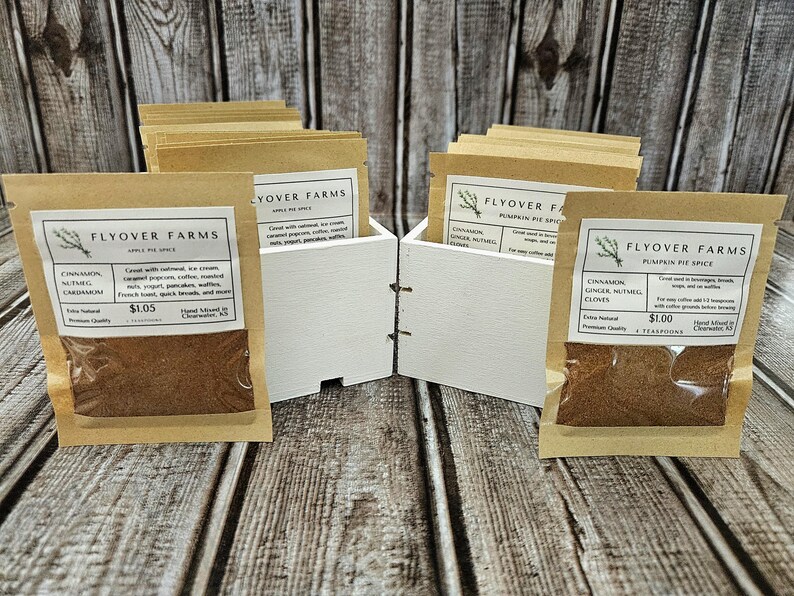 Fall Spices Gift Set of Sample Bags - Etsy