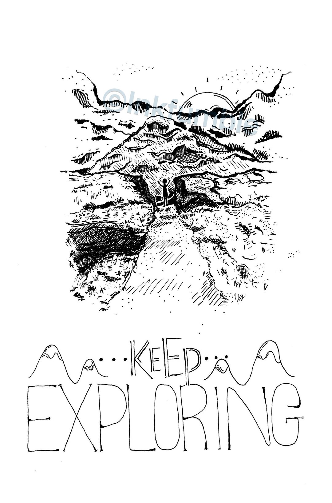 Keep Exploring Poster - Etsy