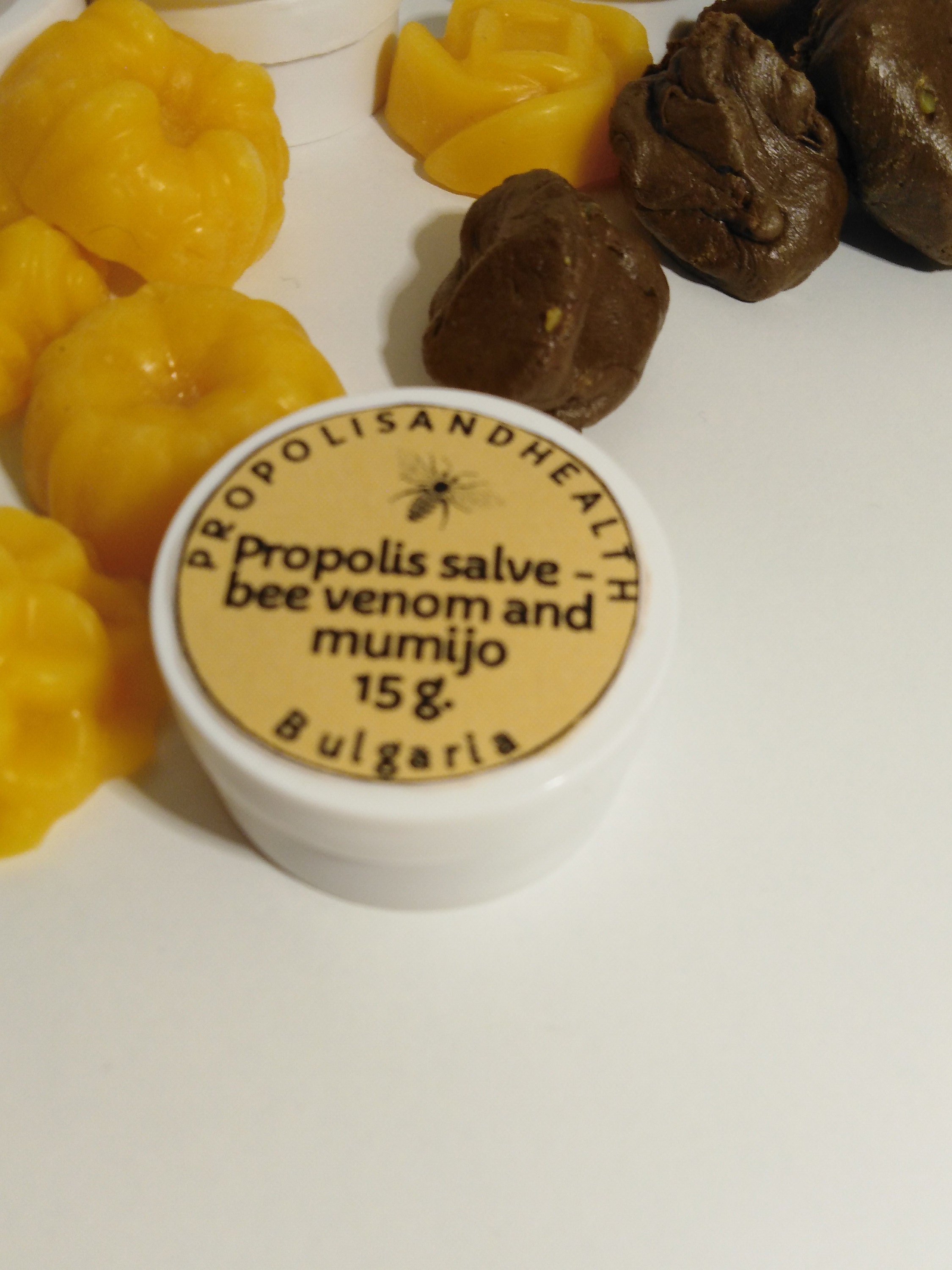 Bee Venom Balm With Propolis and Mumijo shilajit Muscle Joints Rub 15g ...