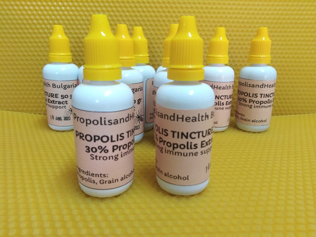 Propolis Tincture 50 Ml/ 1.7 Oz., Handmade 30% Propolis Liquide Extract ...