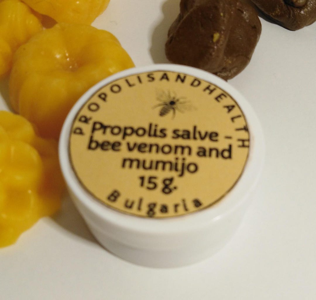 Bee Venom Balm With Propolis and Mumijo (shilajit) 0.5 Oz. - Bee Venom ...