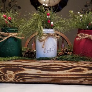 22 Inch Rustic Centerpiece Box, Dining Table Decor, Rectangular Box ...