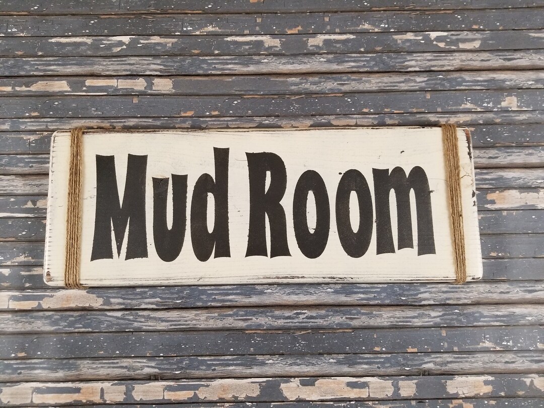 Beautiful Rustic Mud Room Sign - Etsy