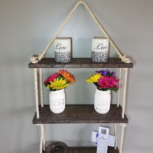 Rustic Ladder Shelf - Etsy