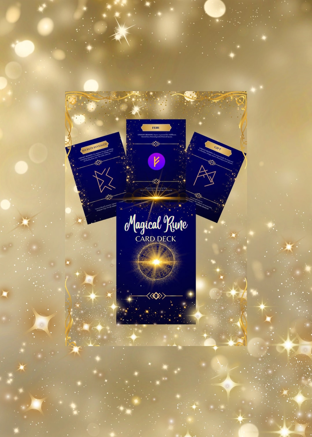 Magical Rune Deck, Runes, Oracle Cards, Psychic Readings, Divination ...