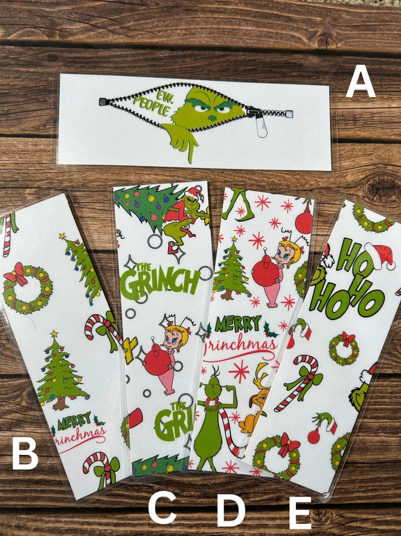 The Grinch Bookmark Ew People Ho Ho Ho Stink Stank - Etsy