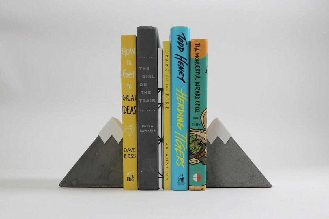 Mountain Bookends | Etsy