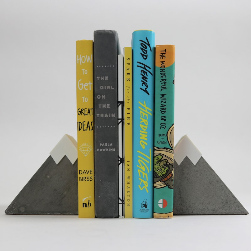 Concrete Bookends - Etsy