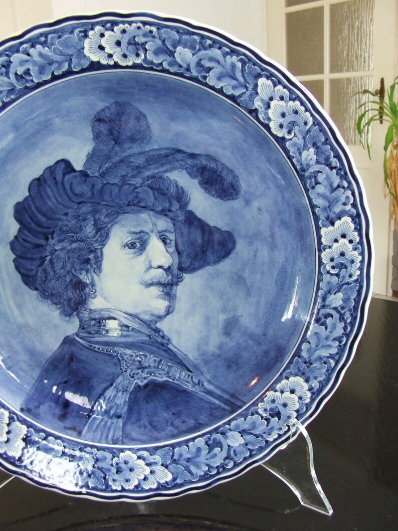 Zenith Gouda Very Large Handpainted Delft Style Wall Plate - Etsy
