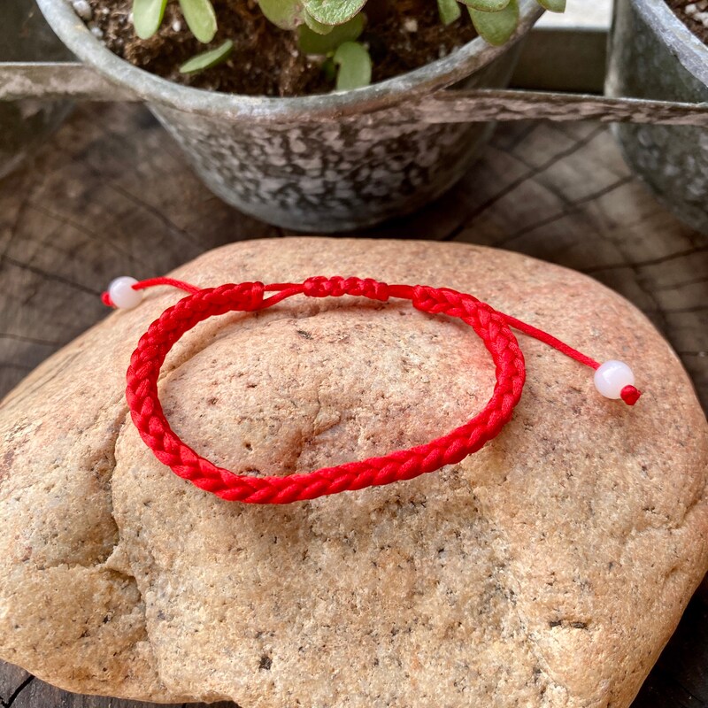 Red Bracelet - Etsy