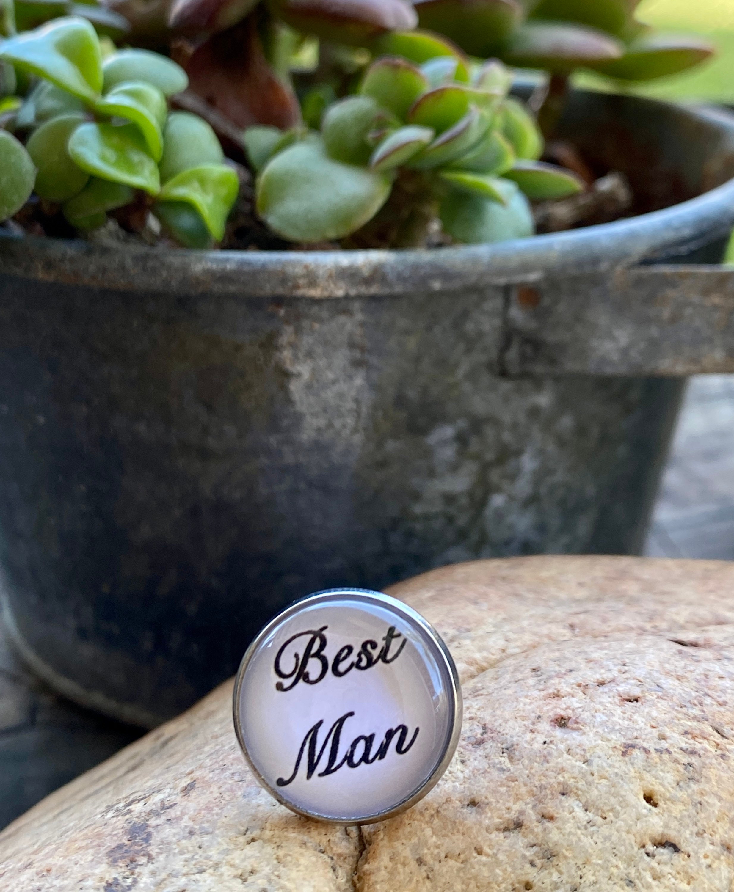 Best Man Pin Wedding Pin Best Man Brooch | Etsy