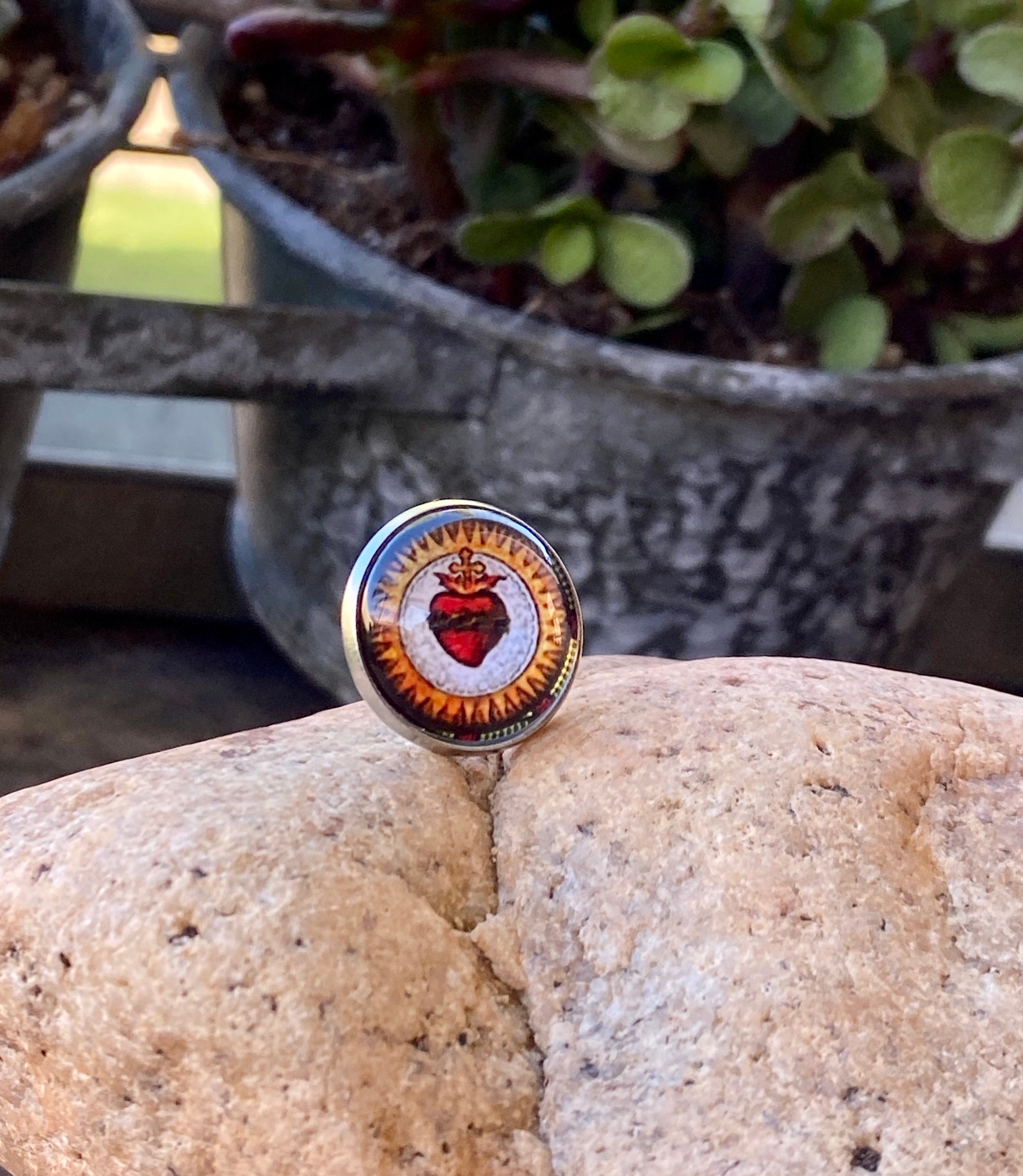 Sacred Heart Pin, Holy Spirit Pin, Jesus Pin, Catholic Pin, Religious ...