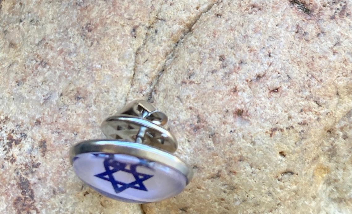 Israel Flag Pin Israel Pin Israel Brooch - Etsy