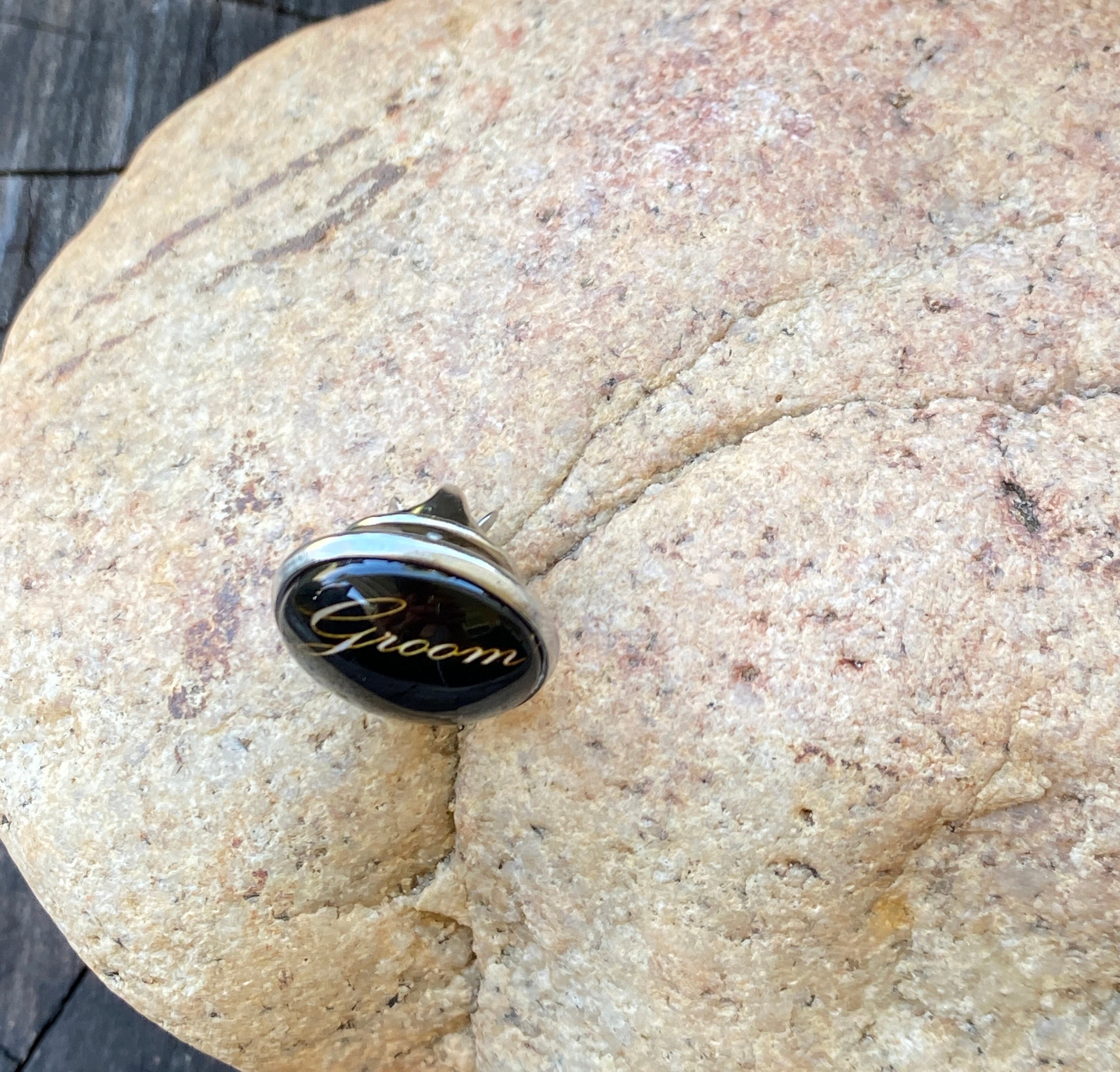 Groom Pin Black Groom Pin Groom Brooch - Etsy UK