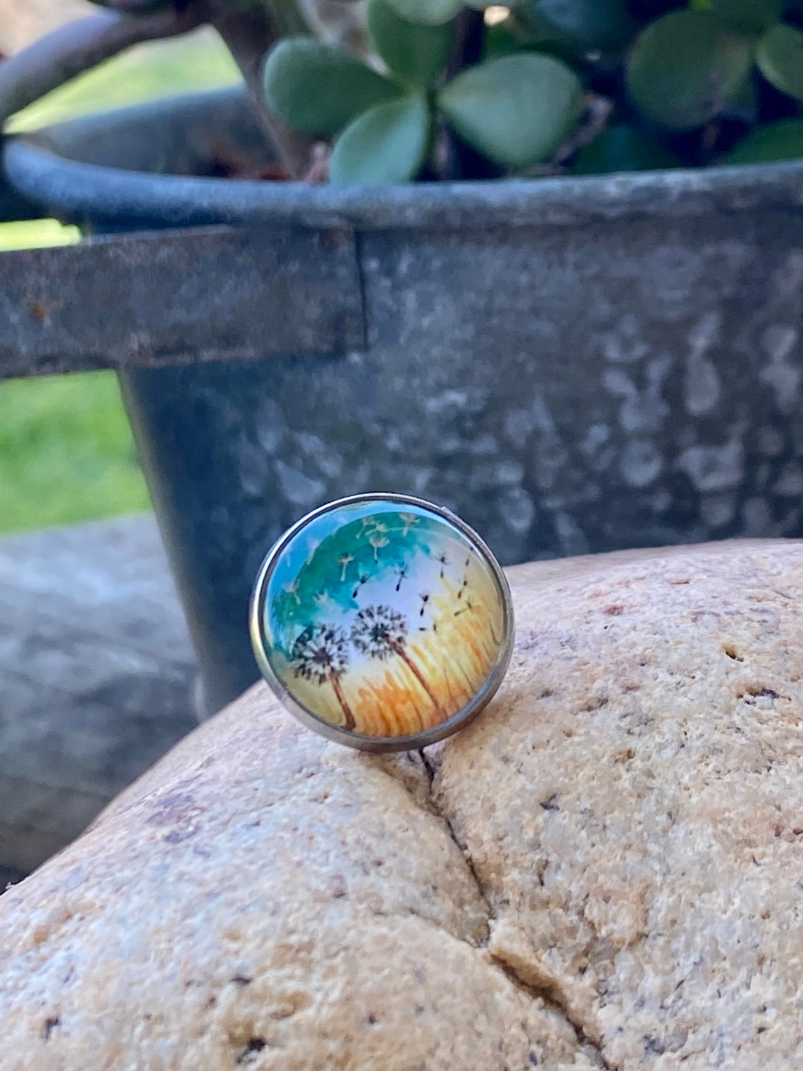 Dandelion Pin Make A Wish Pin Dandelion Broach - Etsy