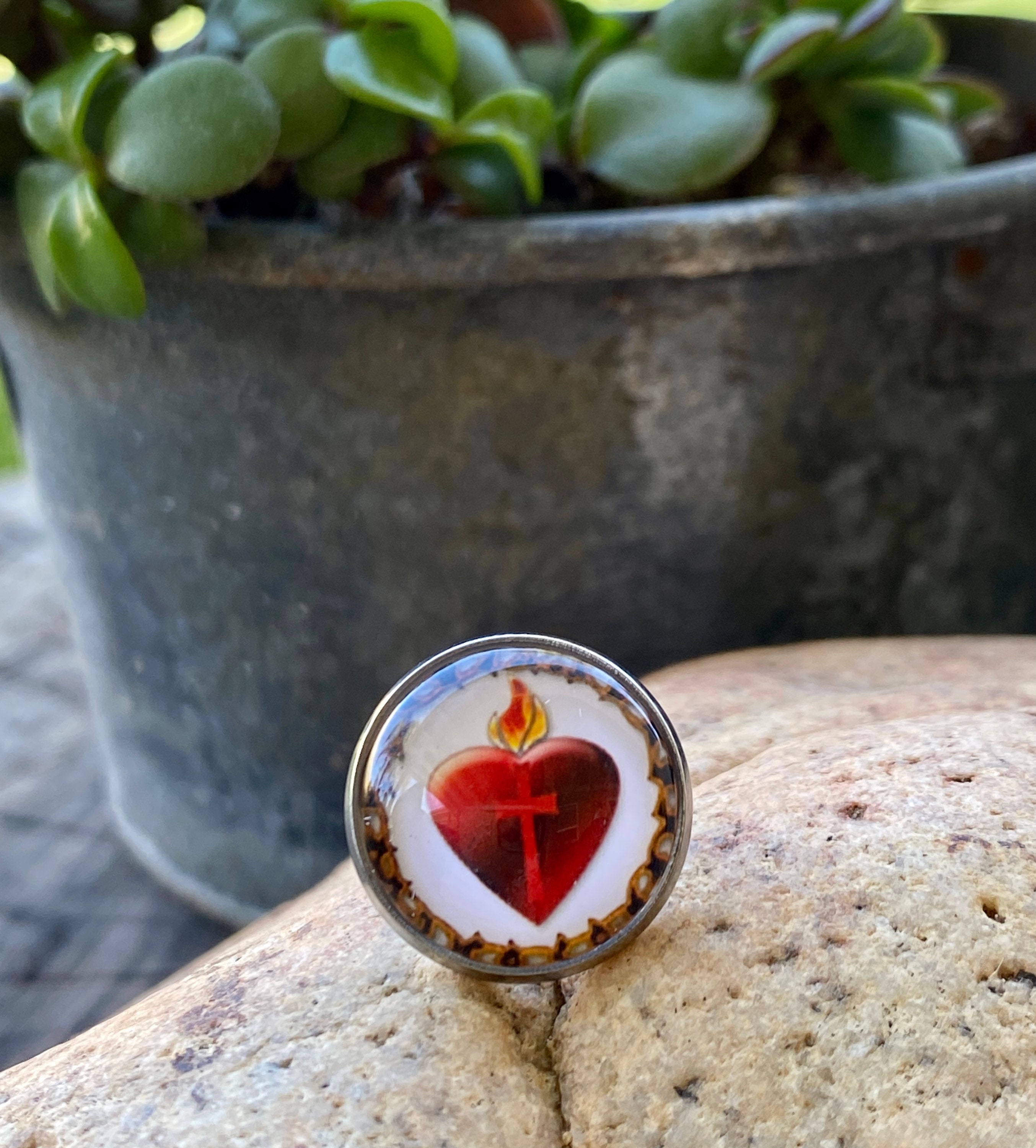 Sacred Heart Pin Holy Spirit Pin Jesus Pin Catholic Pin - Etsy