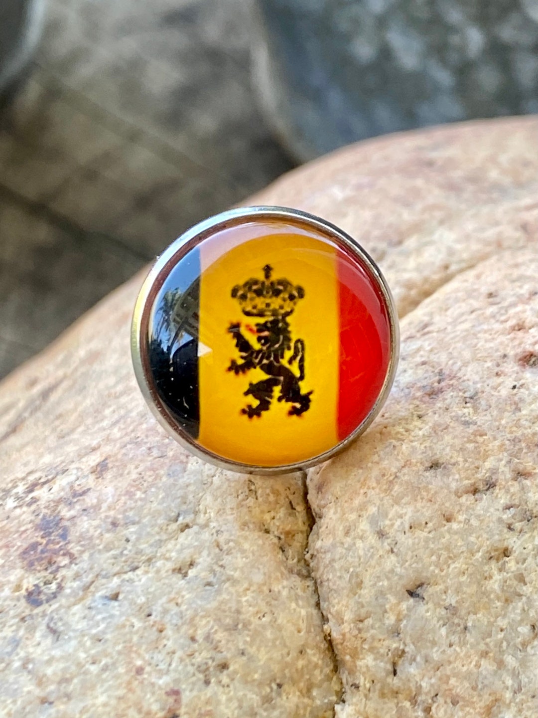 Belgium Pin. Belgium Flag Pin, Belgium Brooch - Etsy