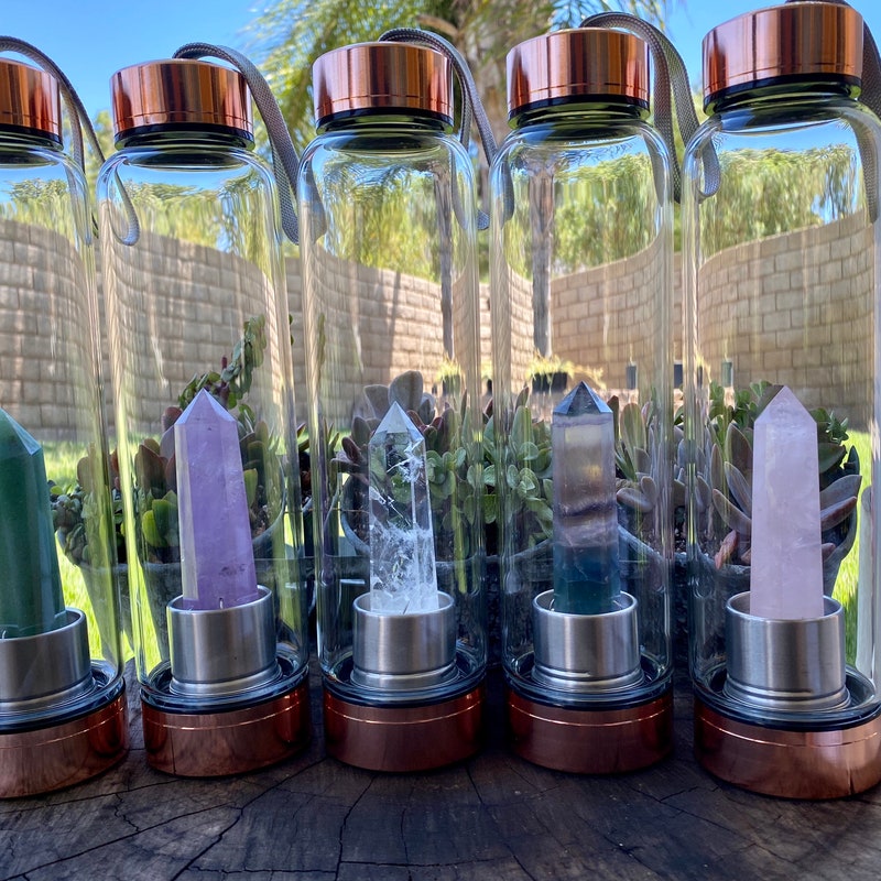 Crystal Water Bottle - Etsy