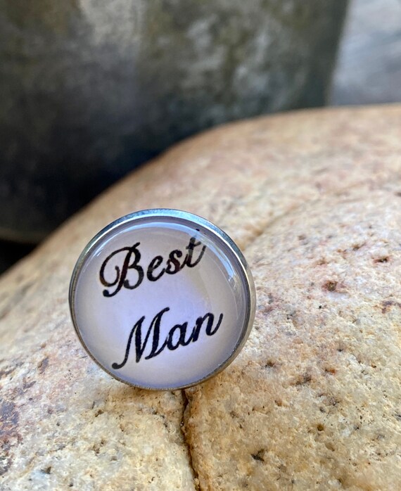 Best Man Pin Wedding Pin Best Man Brooch | Etsy