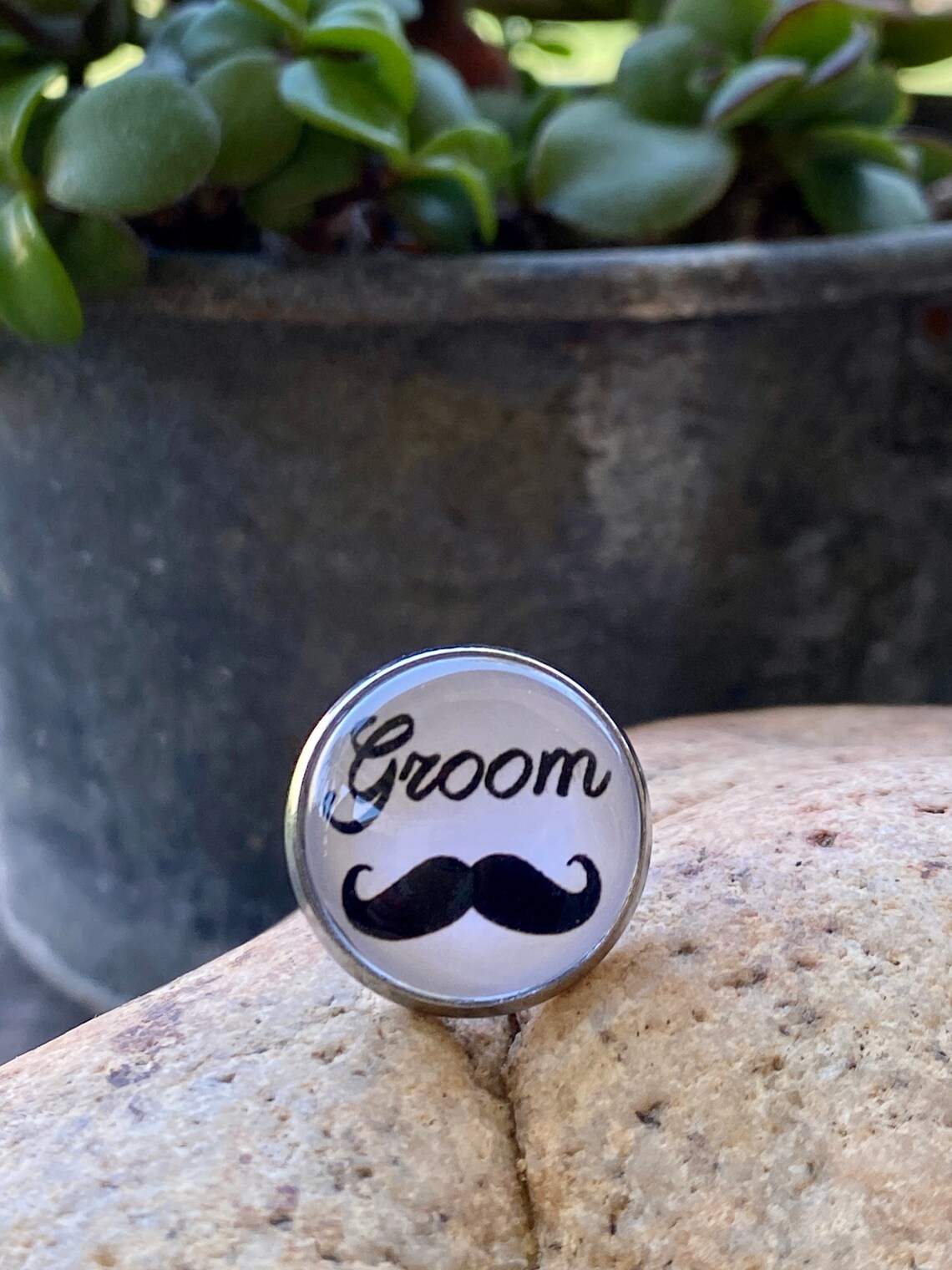 Groom Mustache Pin Mustache Groom Pin Mustache Groom Brooch | Etsy