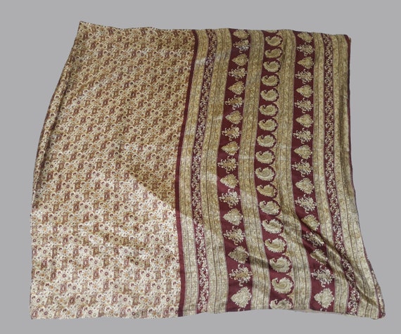 Vintage Decorative Saree Sari Woven Long Fabric Printed Wrap | Etsy