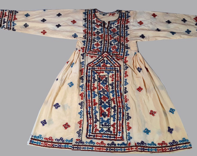 Handmade Balochi Dress,baluchi Gypsy Banjara Tribal Hand Embroidered ...