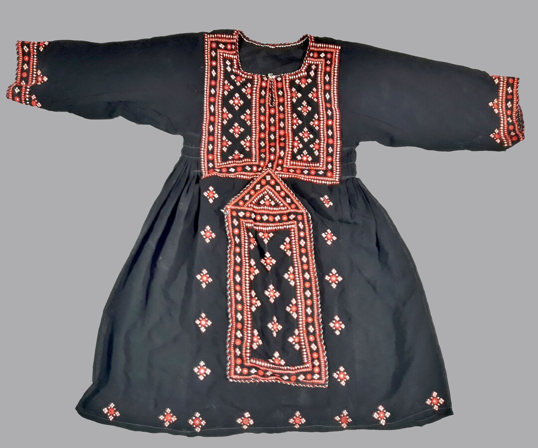 Handmade Balochi Dress,baluchi Gypsy Banjara Tribal Hand Embroidered ...