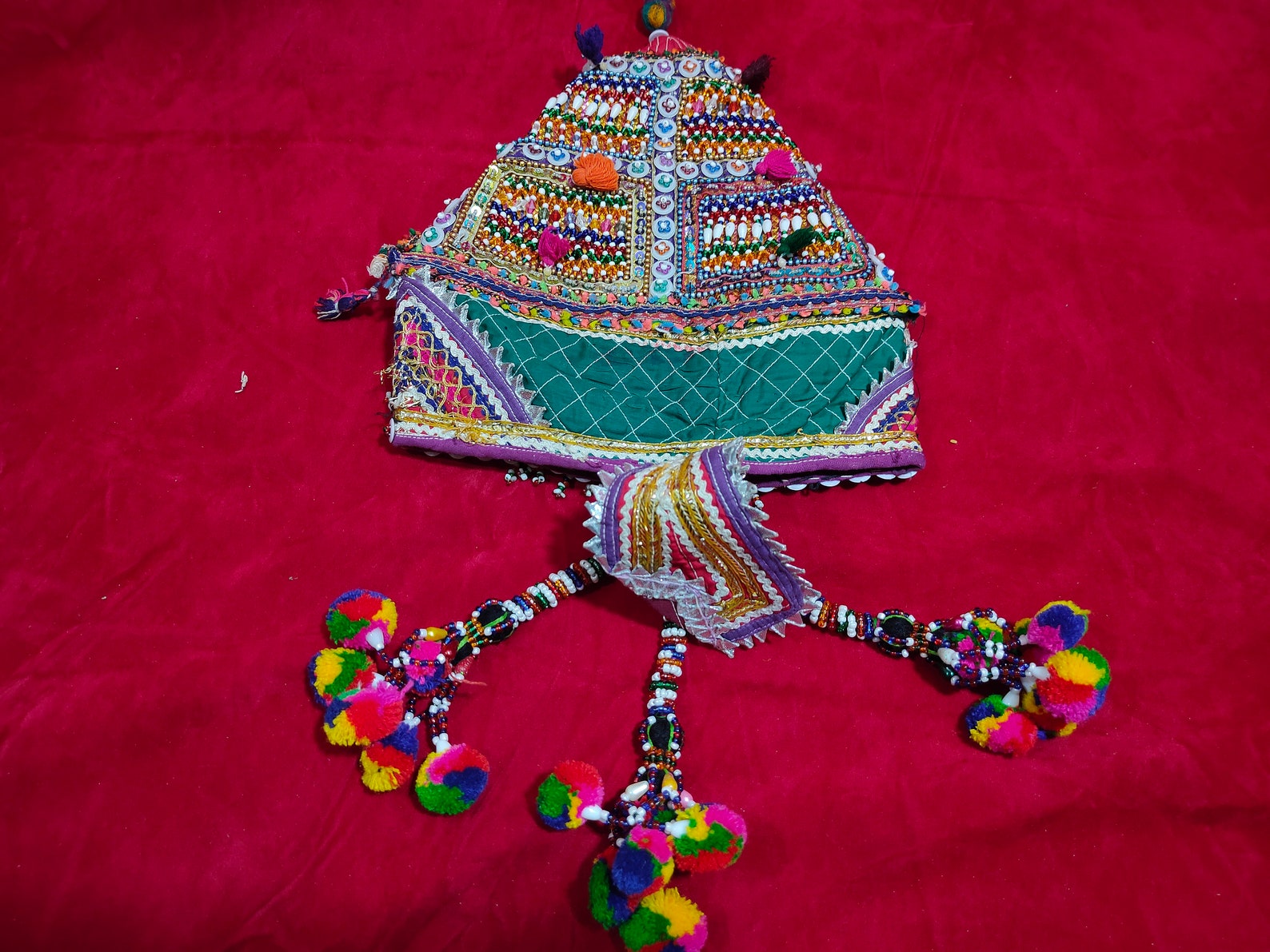 Banjara Cap Hat Topi Vintage Banjara Tribal Kuchi - Etsy