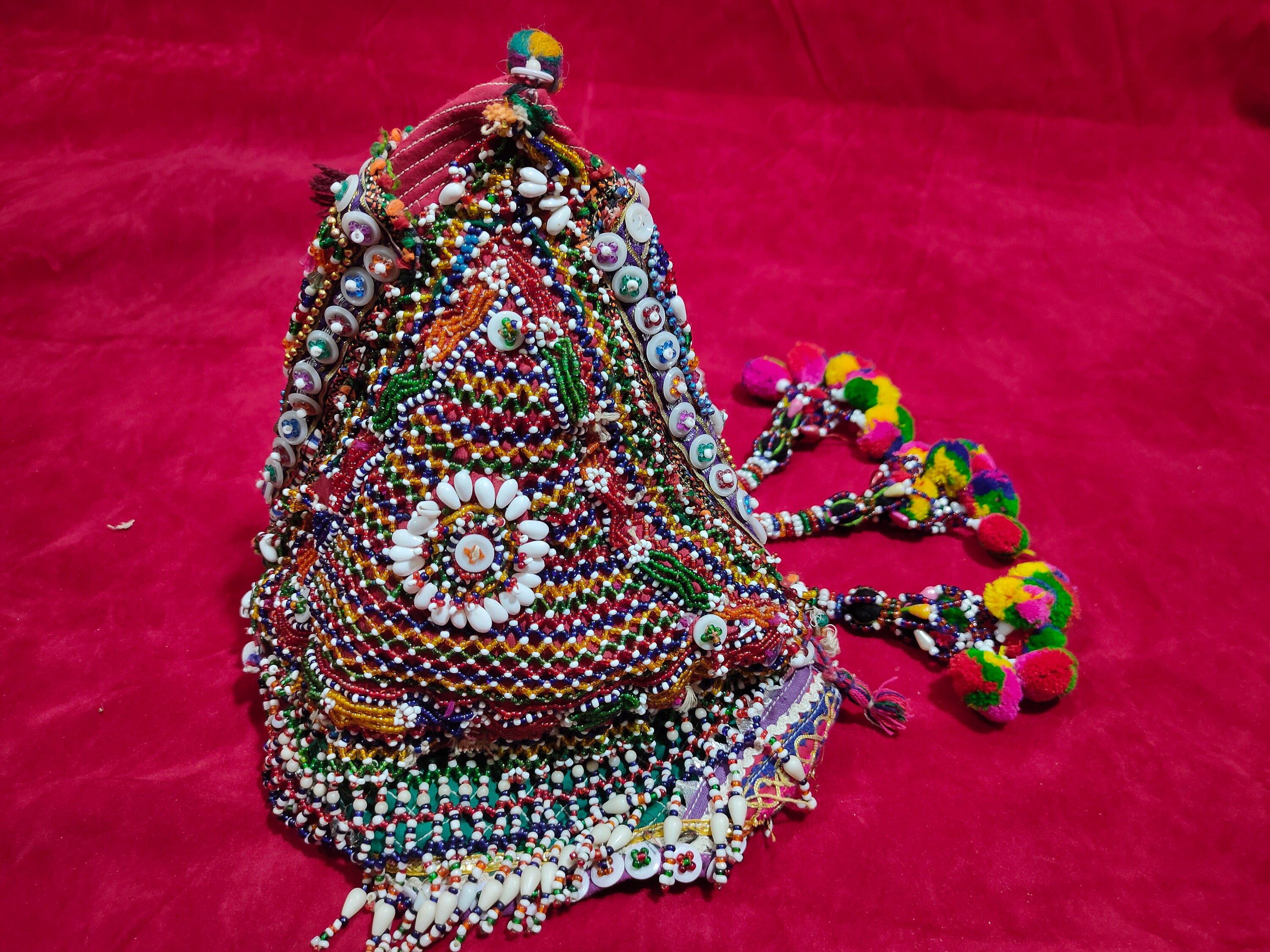 Banjara Cap Hat Topi Vintage Banjara Tribal Kuchi - Etsy