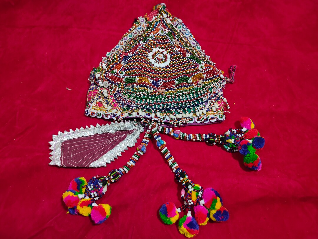 Banjara Cap, Hat, Topi, Vintage Banjara Tribal Kuchi Embroidery Cap/hat ...