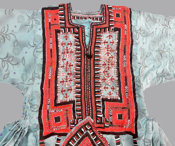 Handmade balochi dress,baluchi gypsy banjara tribal h… - Gem