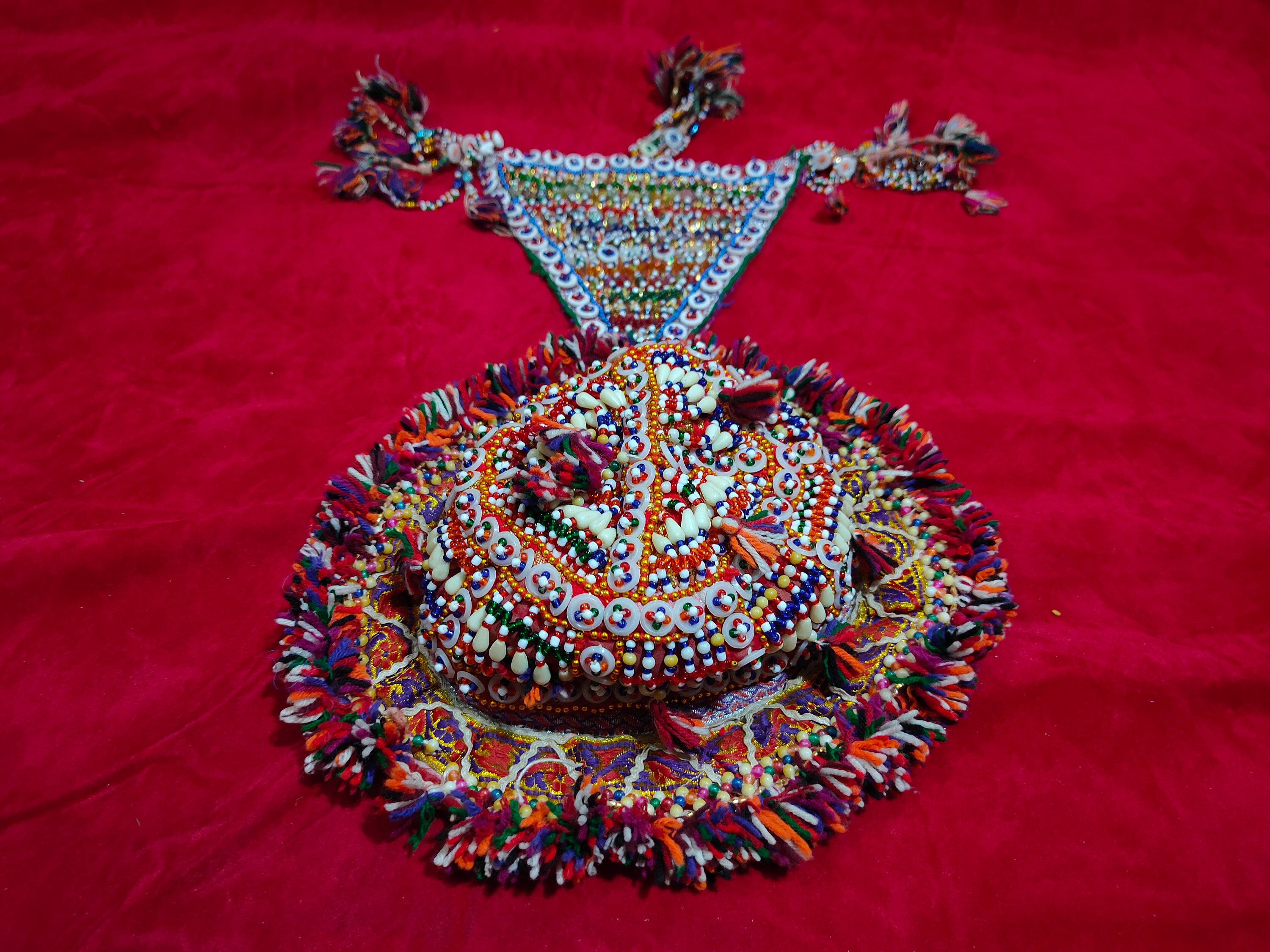 Banjara cap hat topi Vintage Banjara Tribal Kuchi | Etsy