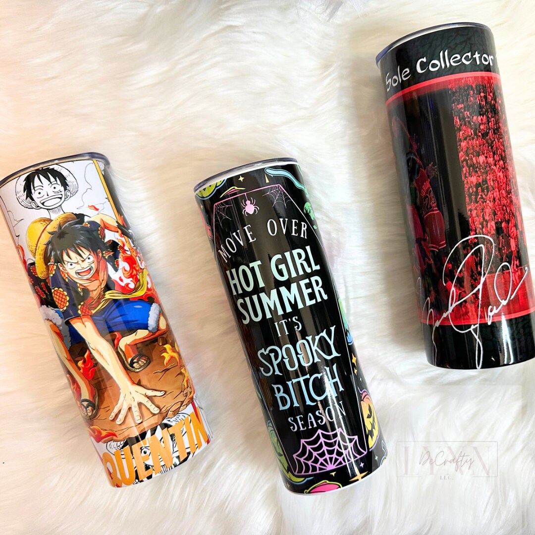 One Piece Luffy Personalized Stainless Steel 20 Oz Skinny - Etsy