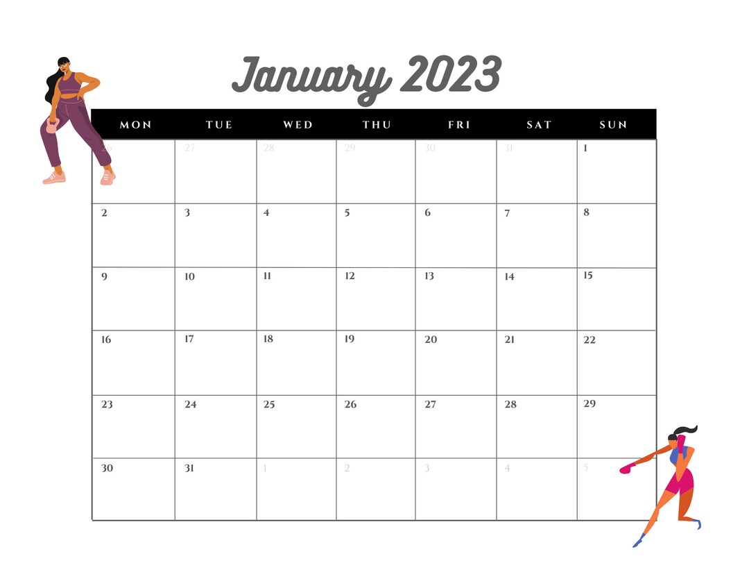 Girl Power Calendar - Etsy